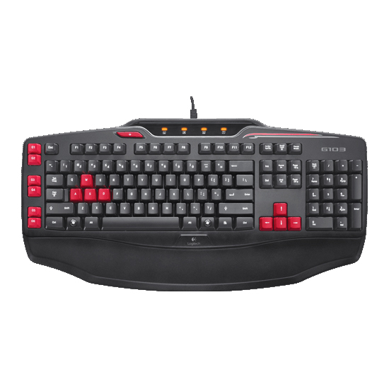 פי.סי סנטר | מקלדת Logitech Gaming Keyboard G103 | ציוד היקפי | מקלדות
