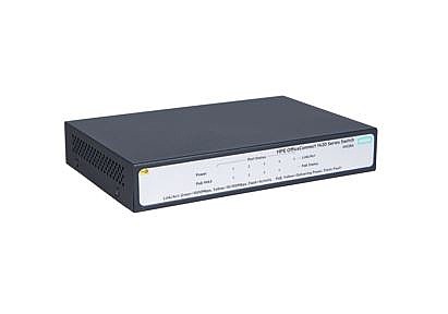 פי.סי סנטר | רכזת רשת / ממתג HP 1420-5G PoE+ JH328A | תקשורת מחשבים ...
