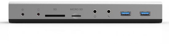 פי.סי סנטר | תחנת עגינה עם קורא כרטיסים STLab U-1180 USB 3.0 Type-C ...