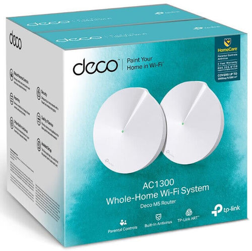 פי.סי סנטר | מערכת TP-Link Deco M5 Mesh 2 pack | תקשורת מחשבים | נקודות ...