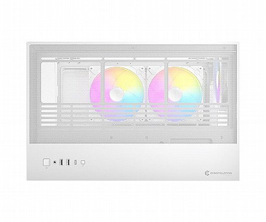פי.סי סנטר | מארז Antec C8 RGB White | חומרה | מארזי מחשב