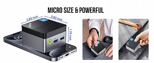 פי.סי סנטר | מחשב מיני דגם Gmktec NucBox K7 Plus | מחשבים | מחשבי מותג